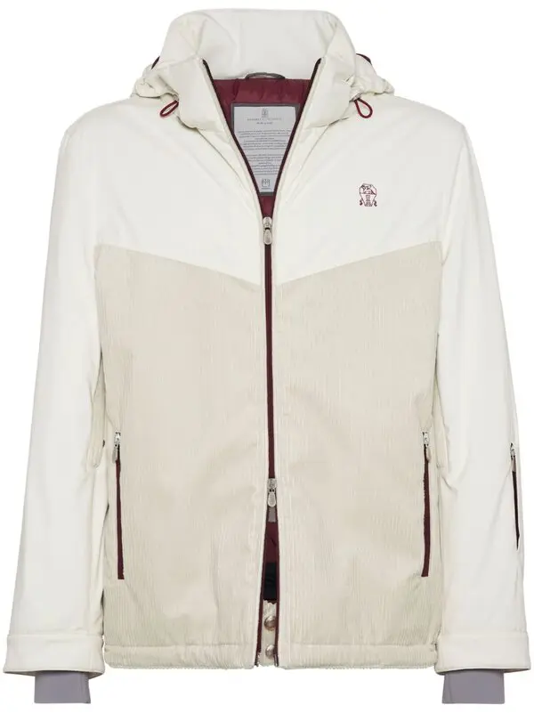 Brunello Cucinelli Mountain Padded Parka - White