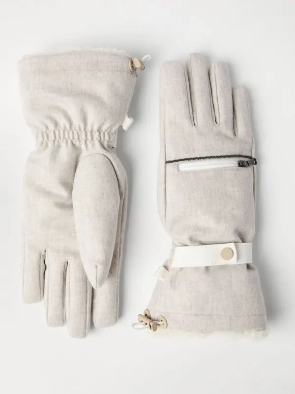Brunello Cucinelli Shearling Gloves