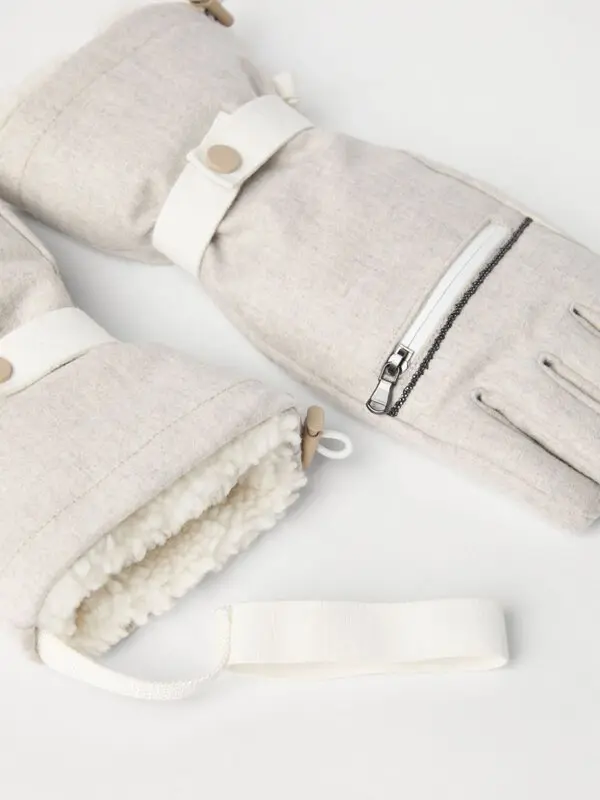 Brunello Cucinelli Shearling Gloves