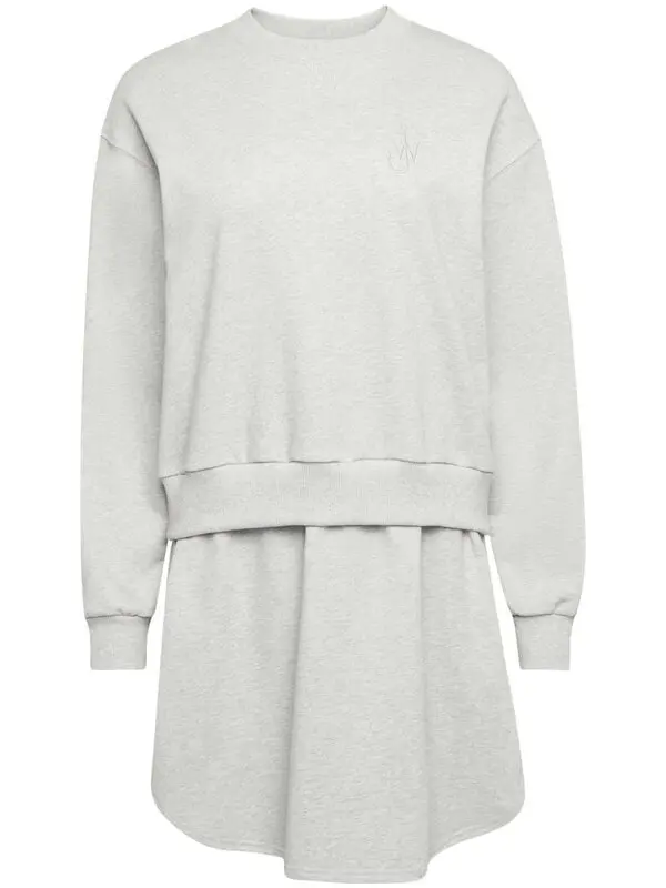 JW Anderson Layered Sweatshirt Dress - Grey