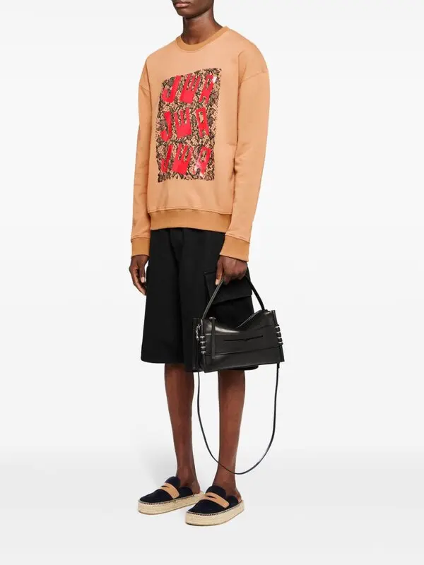 JW Anderson Lace-print Cotton Sweatshirt