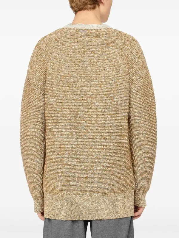 JW Anderson Lace-trim Jumper - Gold