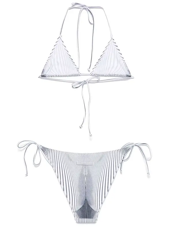 Jean Paul Gaultier Striped Bikini