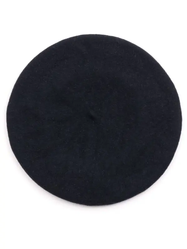 MAISON MARGIELA Four-stitch Virgin Wool Beret - Blue