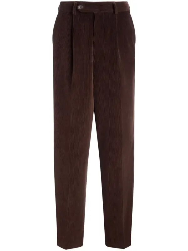 Bally Pleated Corduroy Trousers