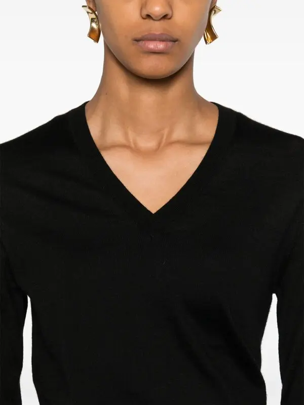 Dolce & Gabbana V-neck Fine Knit Sweater