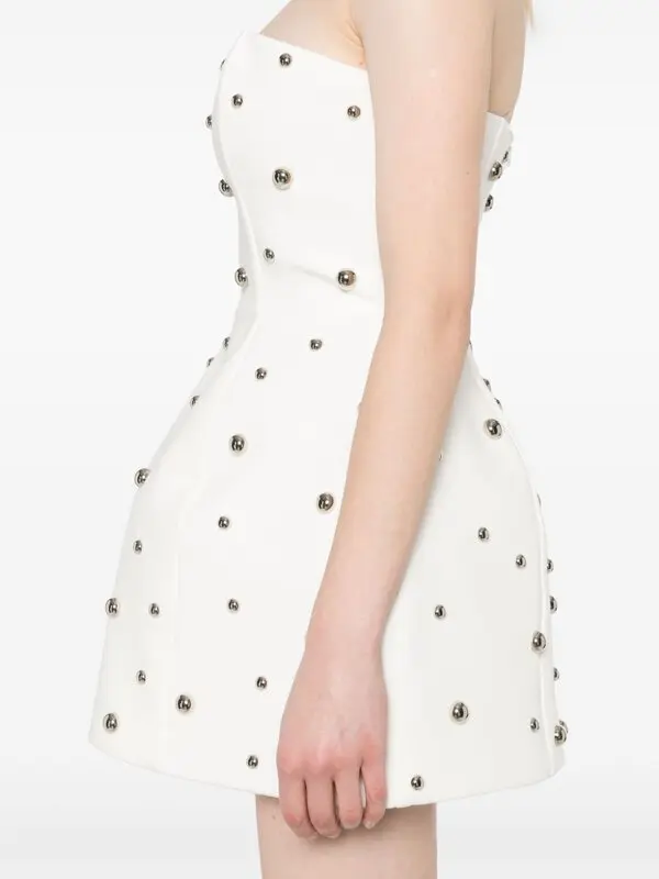 giuseppe di morabito strapless flared mini dress Giuseppe Di Morabito Woman Bustier Mini Dress Crystals 36