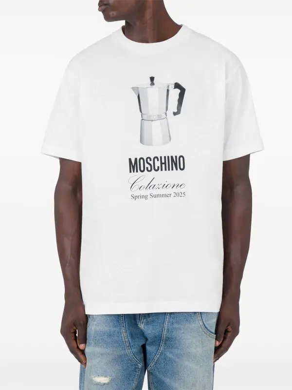 Moschino Slogan-print T-shirt - White