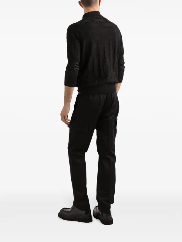 Dolce & Gabbana Logo-jacquard Polo Shirt