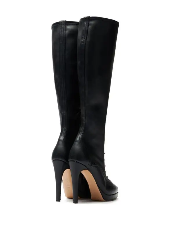 Casadei 100mm Michelle Laced Boots