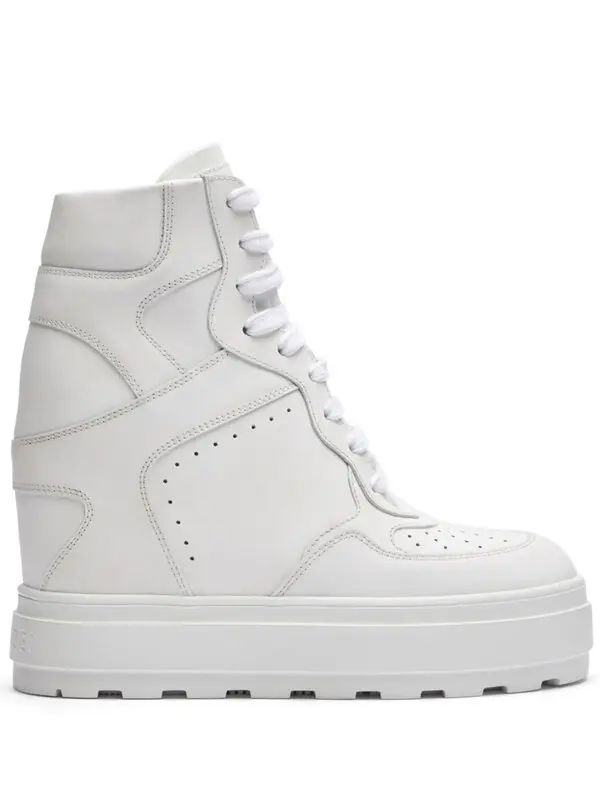 Casadei High-top Leather Sneakers