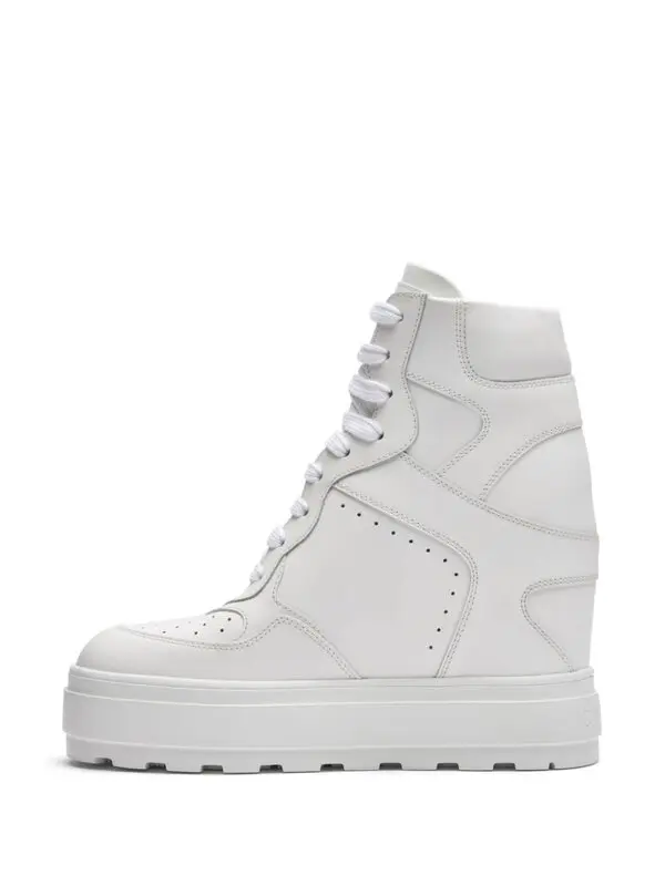 Casadei High-top Leather Sneakers