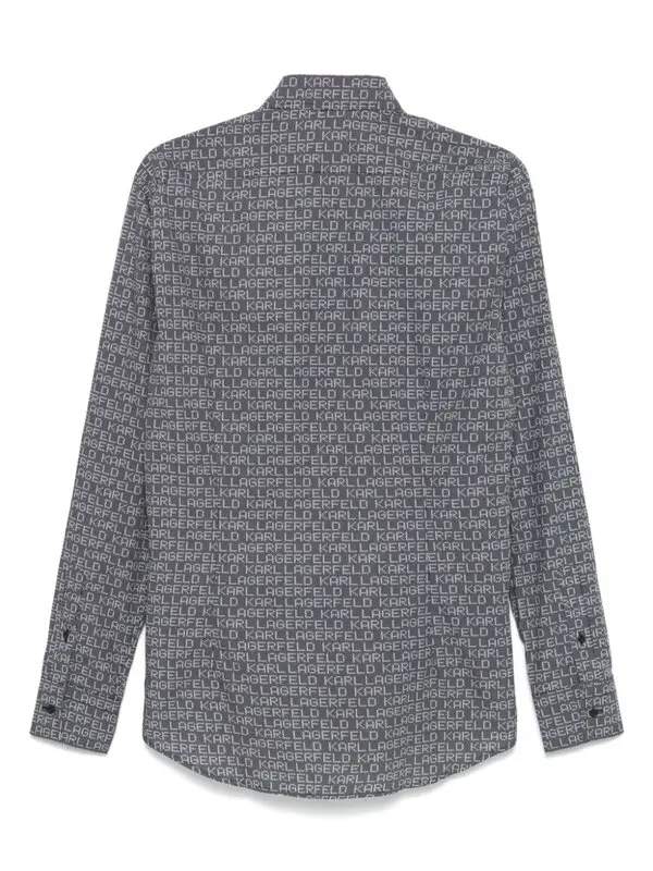 Karl Lagerfeld Logo-print Shirt - Black