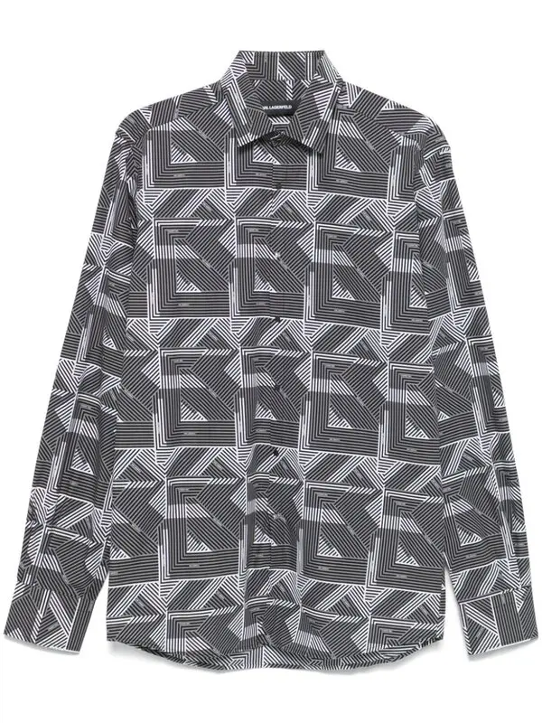 Karl Lagerfeld Monogram-print Shirt