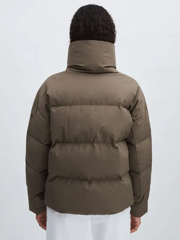 SCANDINAVIAN EDITION Block Puffer Jacket - Brown