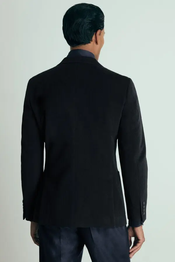 REISS Malpensa Atelier Single-breasted Suit Jacket - Navy