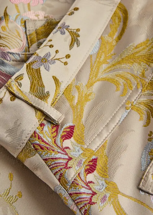 MARQUES' ALMEIDA Floral Brocade Wide-leg Trousers