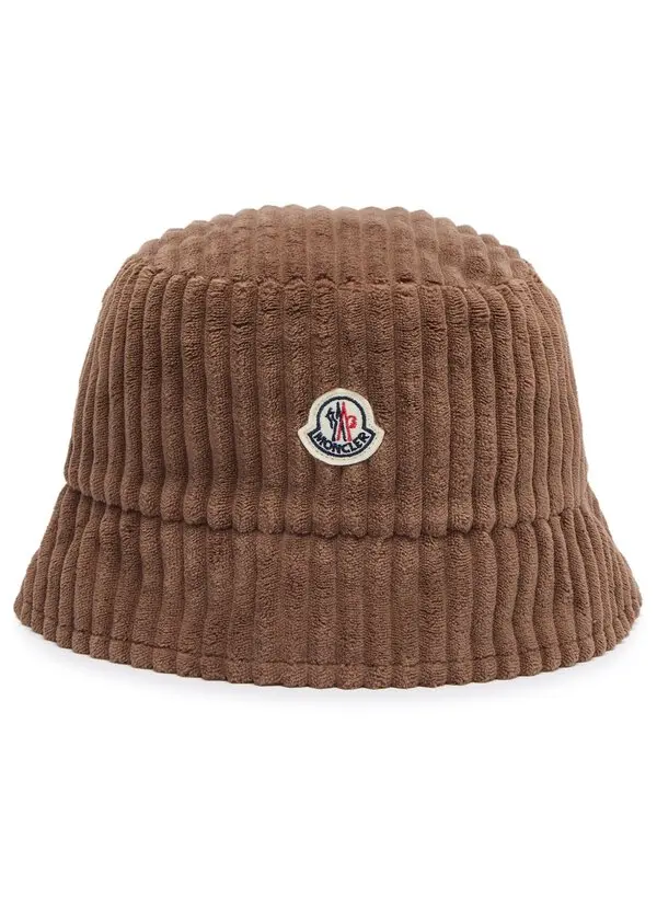 Moncler Corduroy Bucket Hat - Beige