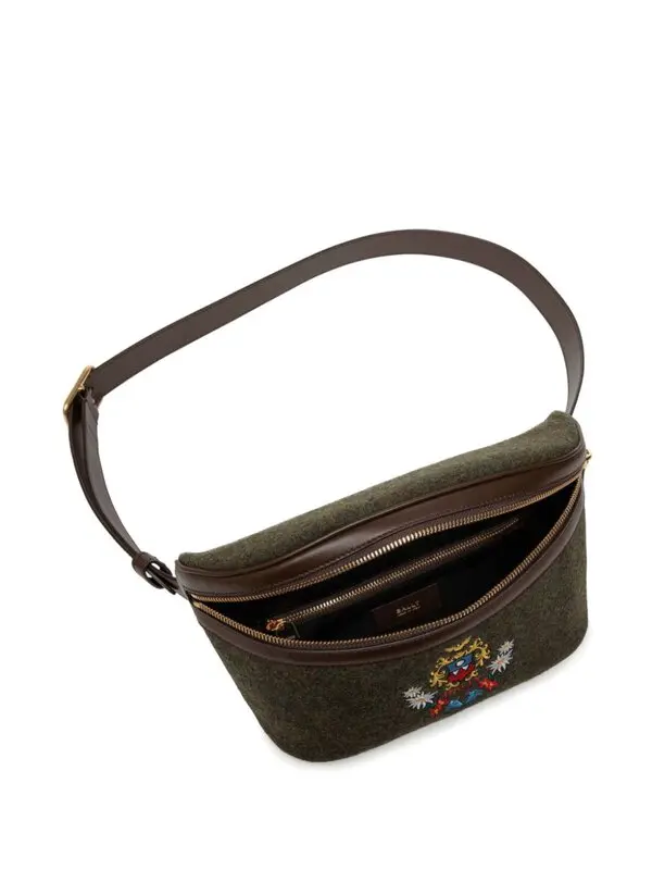 Bally Alpine Flower-embroidered Belt Bag