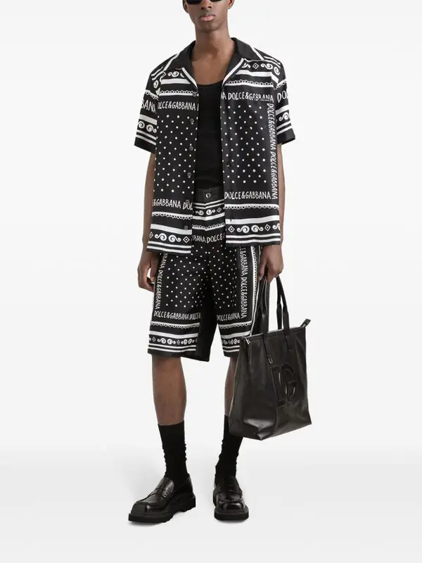 Dolce & Gabbana Printed Regular Fit Shorts