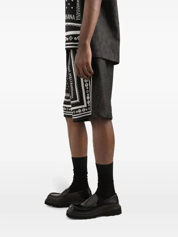 Dolce & Gabbana Printed Regular Fit Shorts