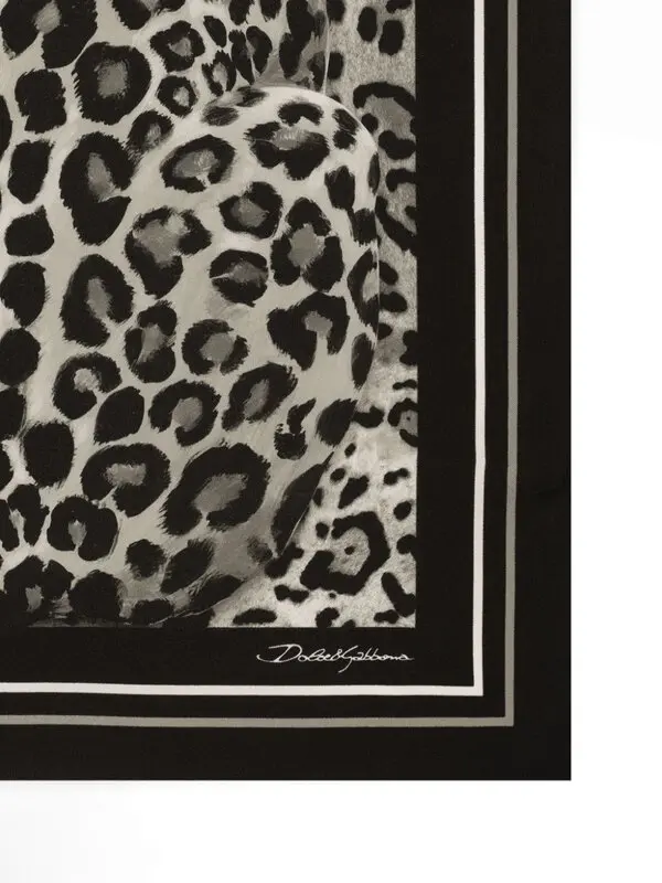 Dolce & Gabbana Leopard-print Scarf