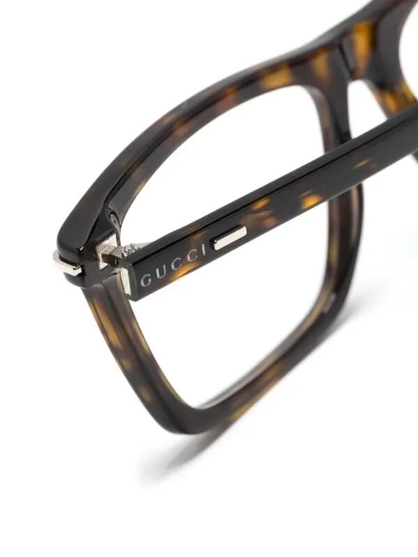 Gucci Rectangle-frame Glasses