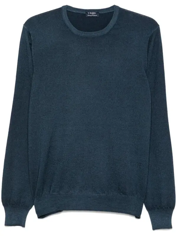 BARBA NAPOLI Virgin Wool Sweater - Blue