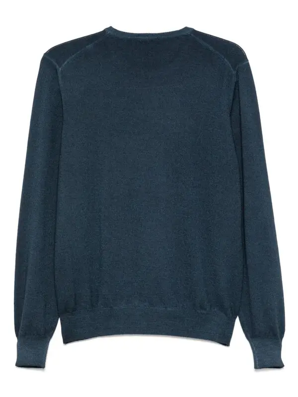 BARBA NAPOLI Virgin Wool Sweater - Blue