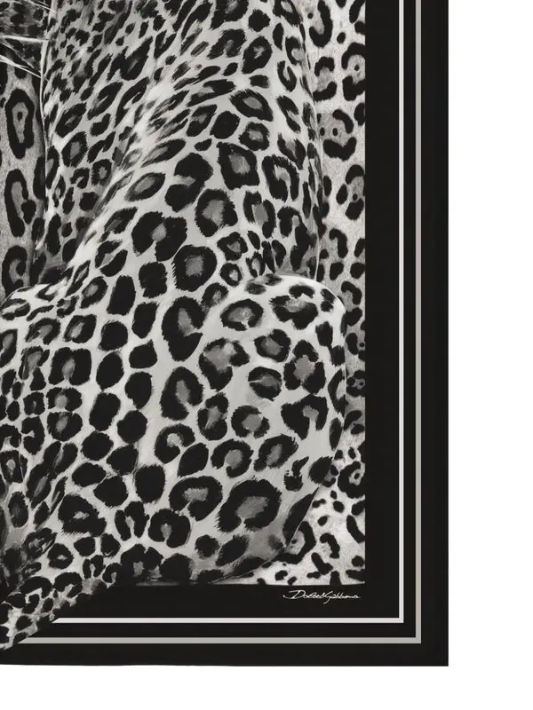 Dolce & Gabbana Leopard-print Scarf