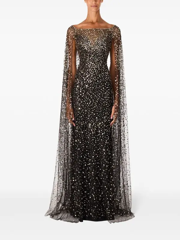 Jenny Packham Roman Maxi Dress - Black
