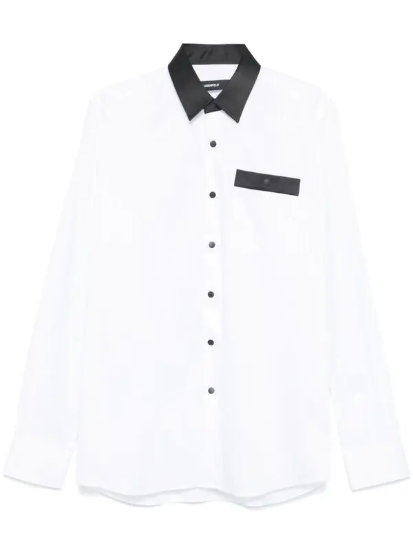 Karl Lagerfeld Contrasting-collar Shirt