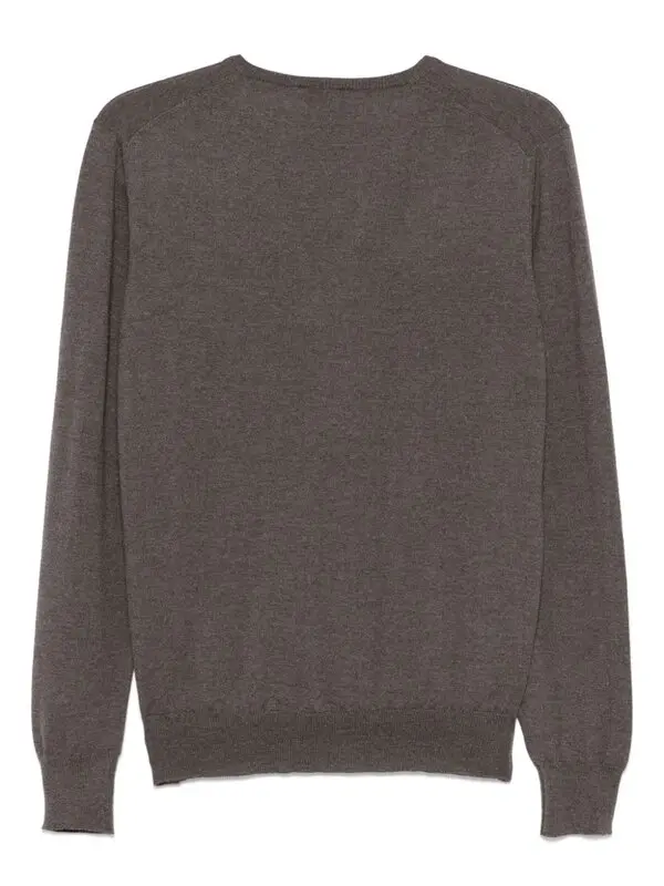 BARBA NAPOLI Virgin Wool Sweater - Brown