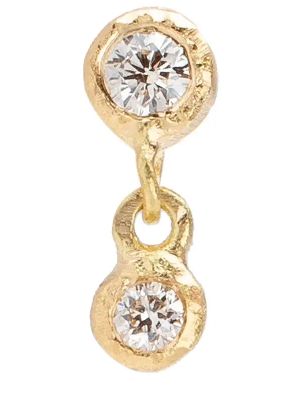 YASUKO AZUMA 18kt Yellow Diamond Drop Earring - Gold