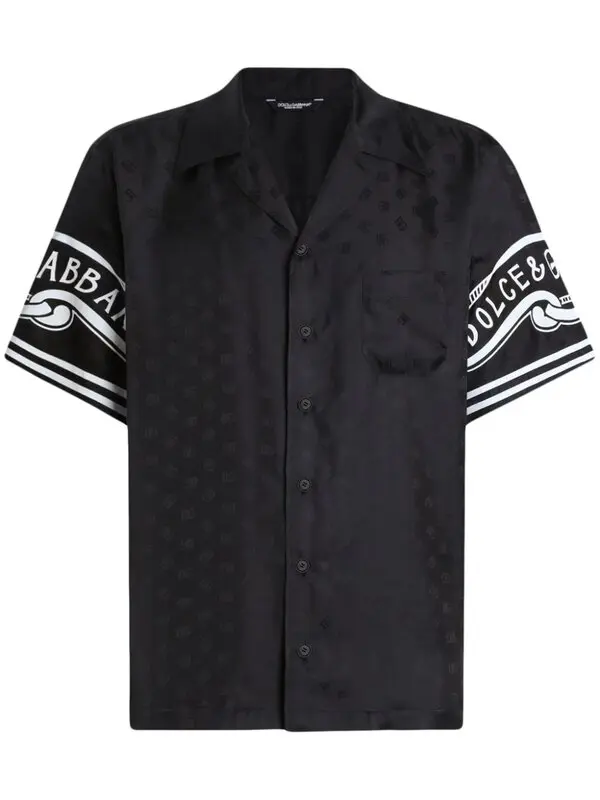 Dolce & Gabbana Printed Silk Shirt