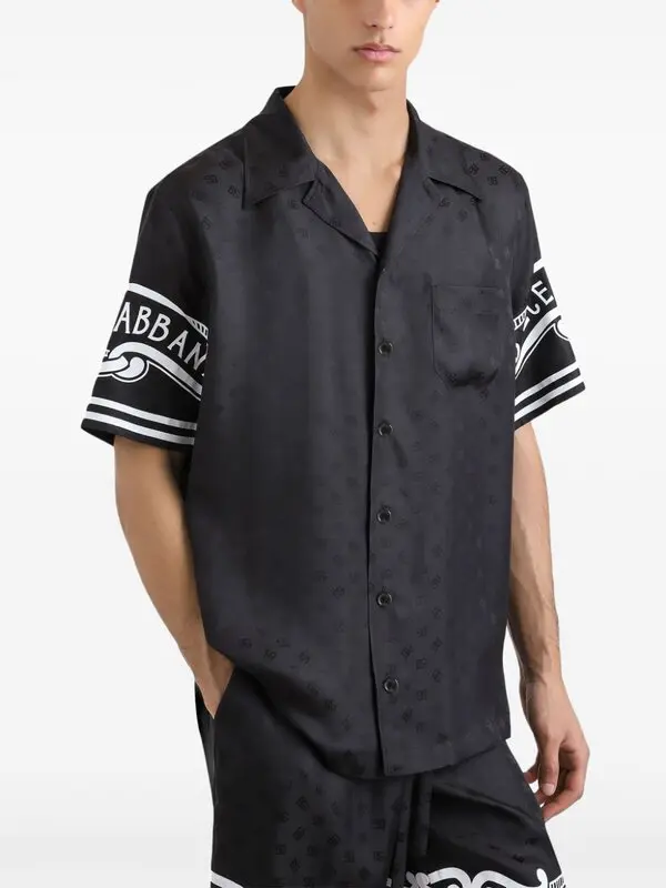 Dolce & Gabbana Printed Silk Shirt