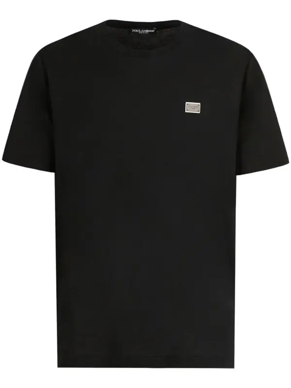 Dolce & Gabbana Logo-plaque T-shirt - Black