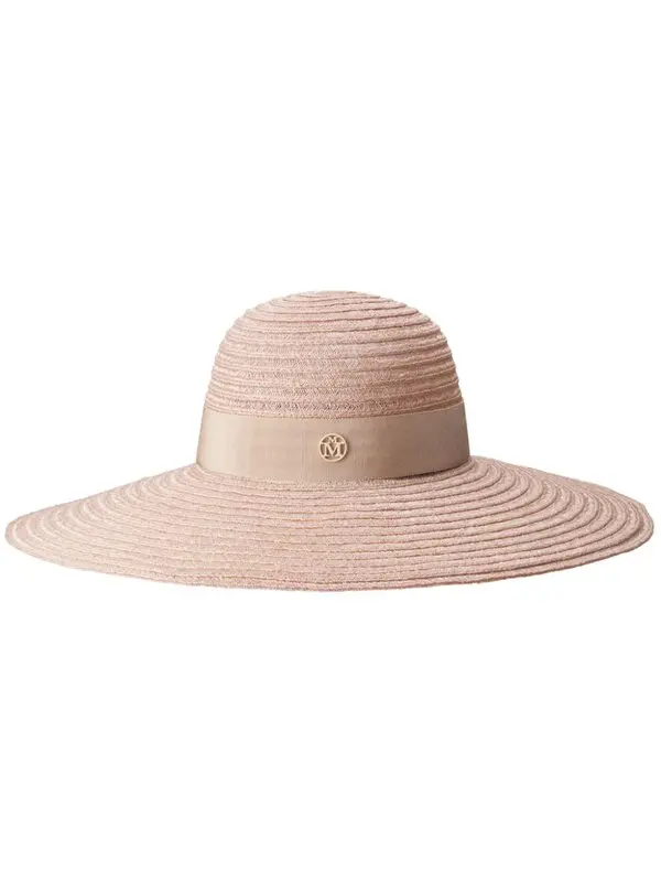 MAISON MICHEL Blanche Capeline Hat - Neutrals