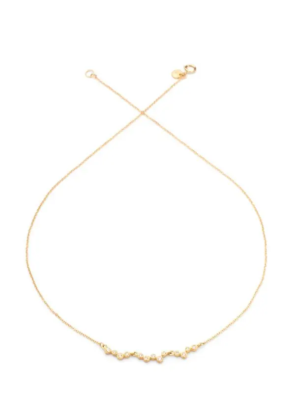 YASUKO AZUMA 18kt Yellow Diamond Necklace - Gold
