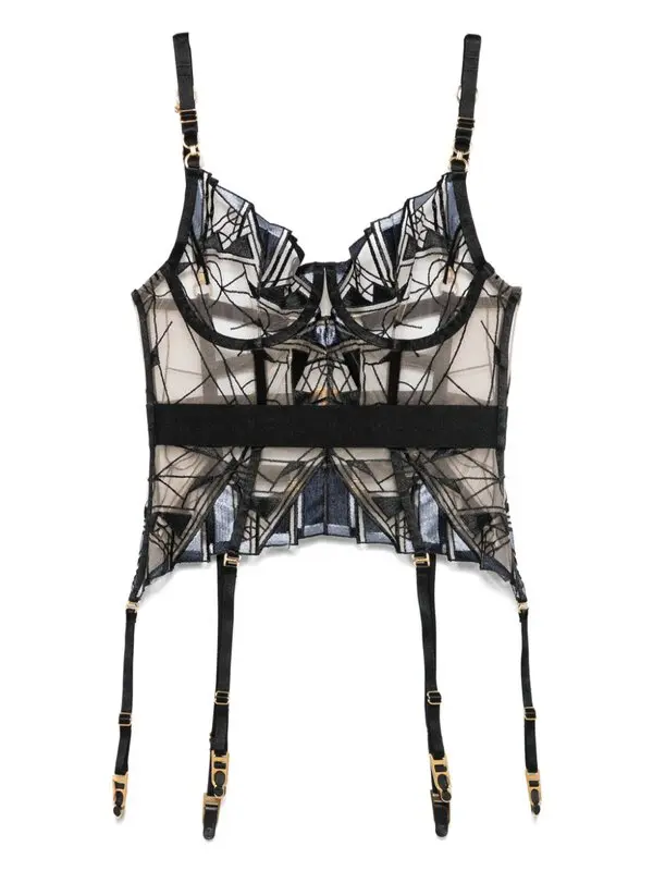 BORDELLE Cubism Corset - Black