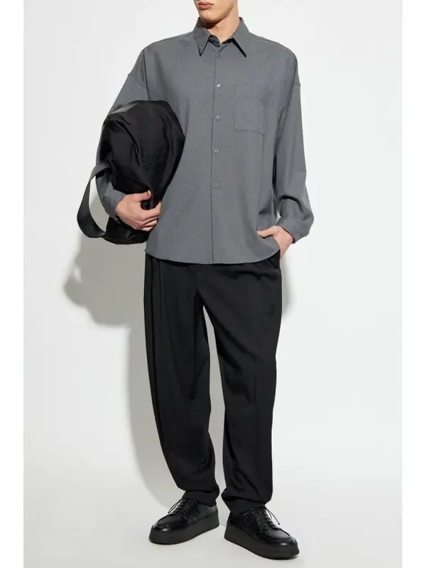 Marni Wool Shirt - Grey