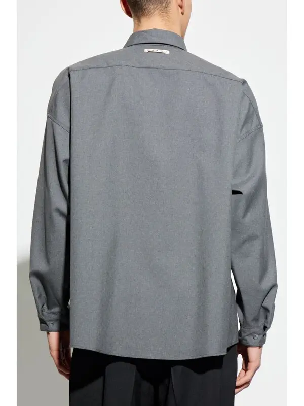 Marni Wool Shirt - Grey