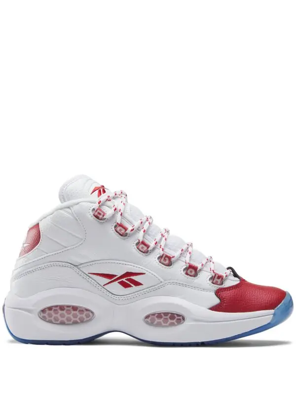 REEBOK Question Mid Lace-up Sneakers - White