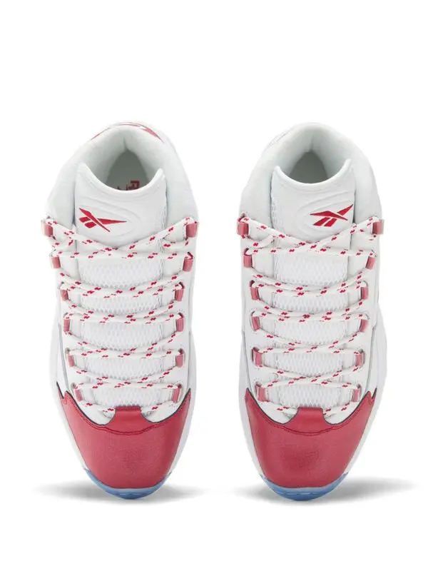 REEBOK Question Mid Lace-up Sneakers - White