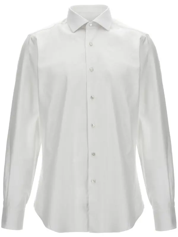 BARBA NAPOLI Cotton Shirt - White