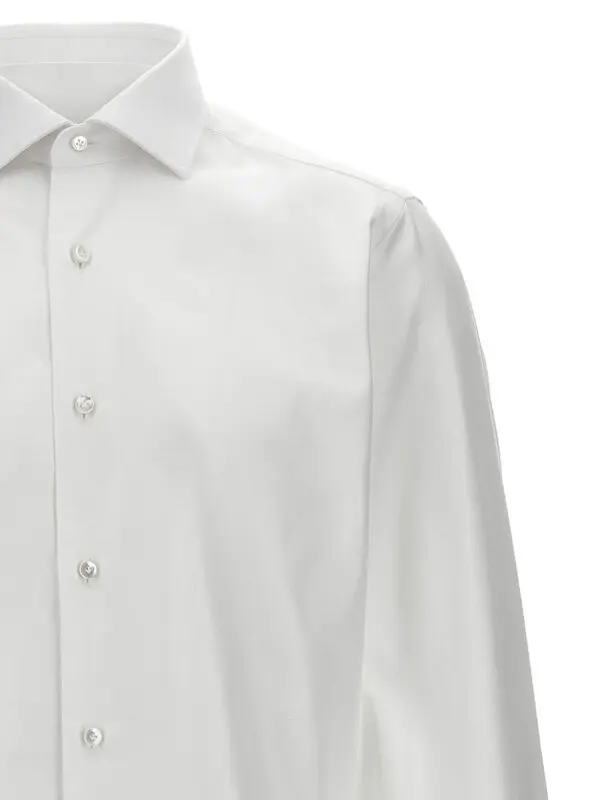 BARBA NAPOLI Cotton Shirt - White
