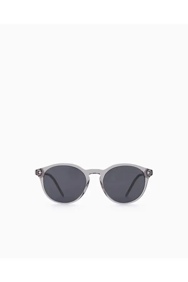 Giorgio Armani Oval Sunglasses - Stripe