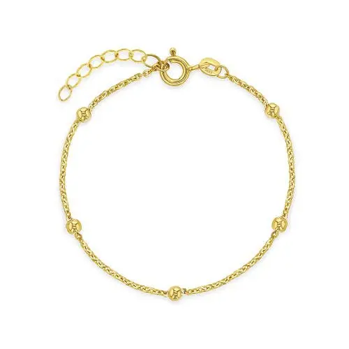 IN SEASON JEWELRY 14k Polished Satellite Bracelet - Gold