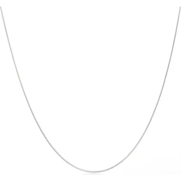 DONATELLO GIAN Name Sterling Snake Chain Necklace - Silver