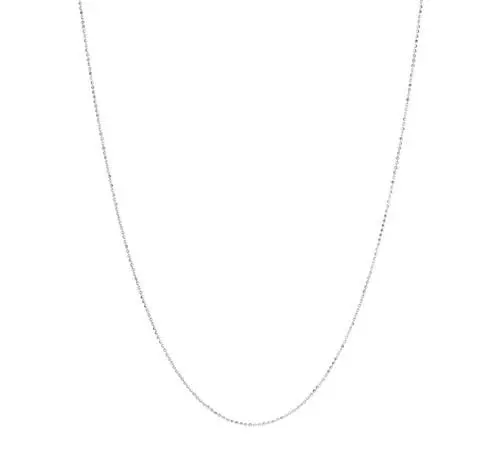 DONATELLO GIAN Sterling 1.5mm Bead Ball Chain Necklace - Silver